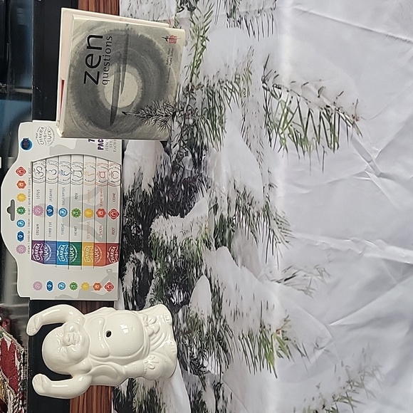 unknown | Other | Zen Questions Book Budha Inscent Burner And 7 Packs ...